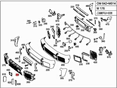 Genuine MERCEDES W463 G-CLASS W463 Cover grill 4638850054 | eBay