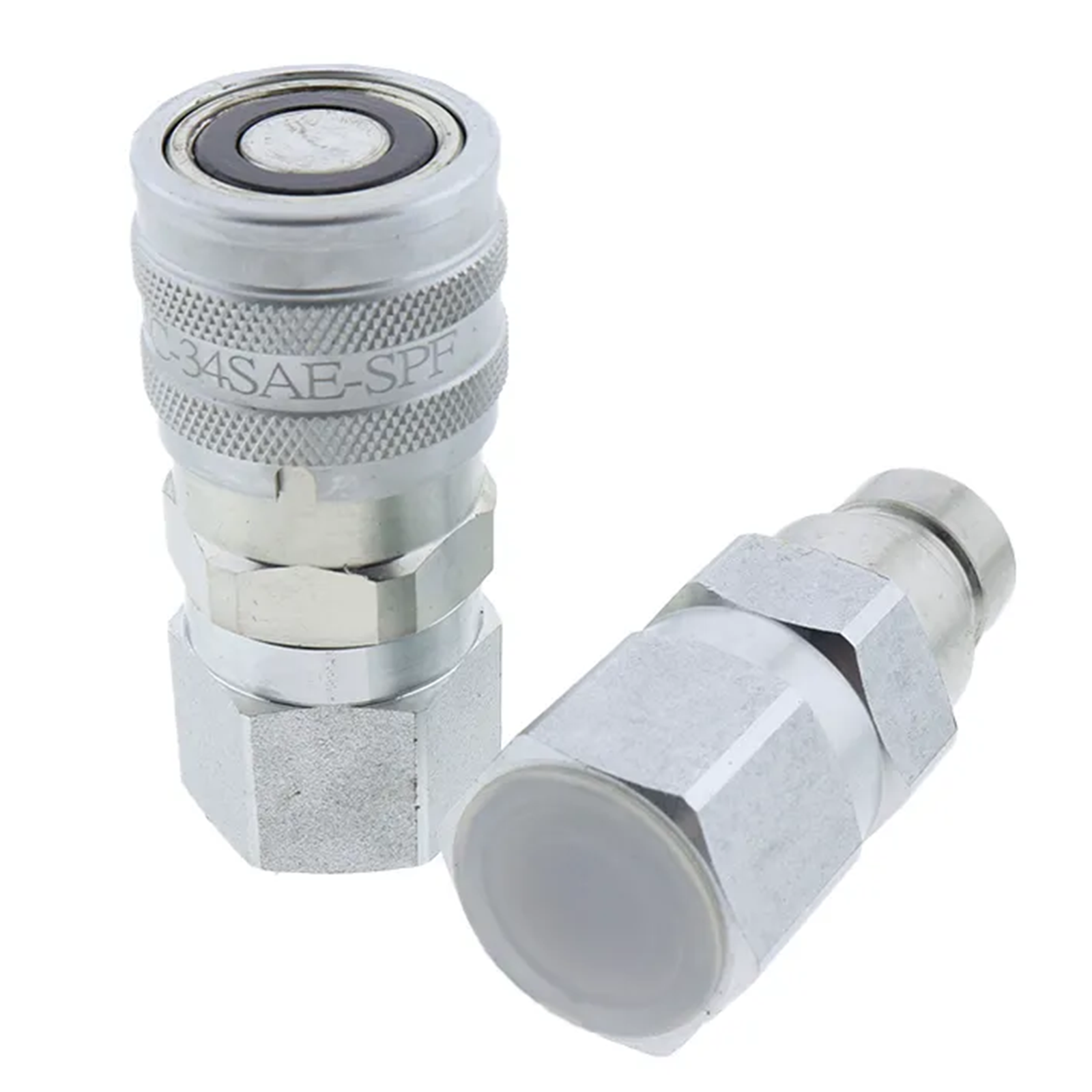 Hydraulic Flat Face Coupler Kit KV14216 AT312470 for John Deere 240 328 ...