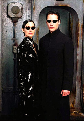 THE MATRIX NEO AND TRINITY KEANU REEVES CARRIE-ANNE MOSS Photo Magnet ...