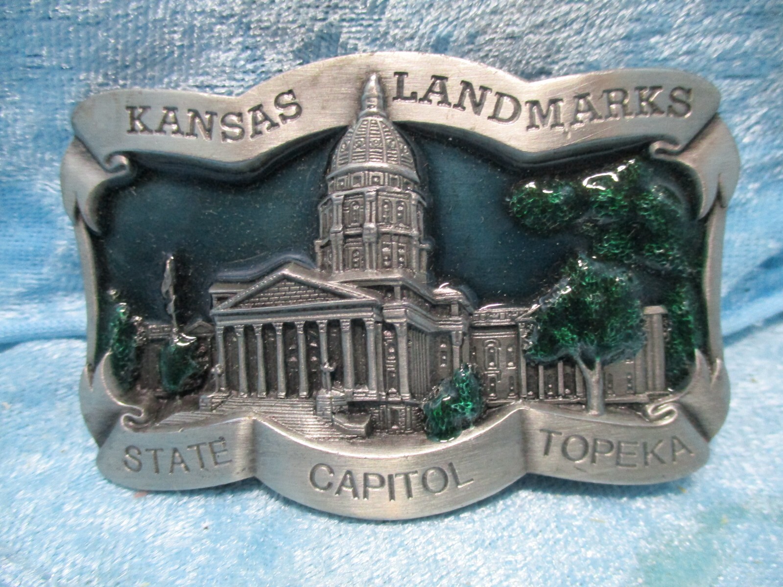 Kansas Landmarks State Capitol Topeka Belt Buckle | eBay