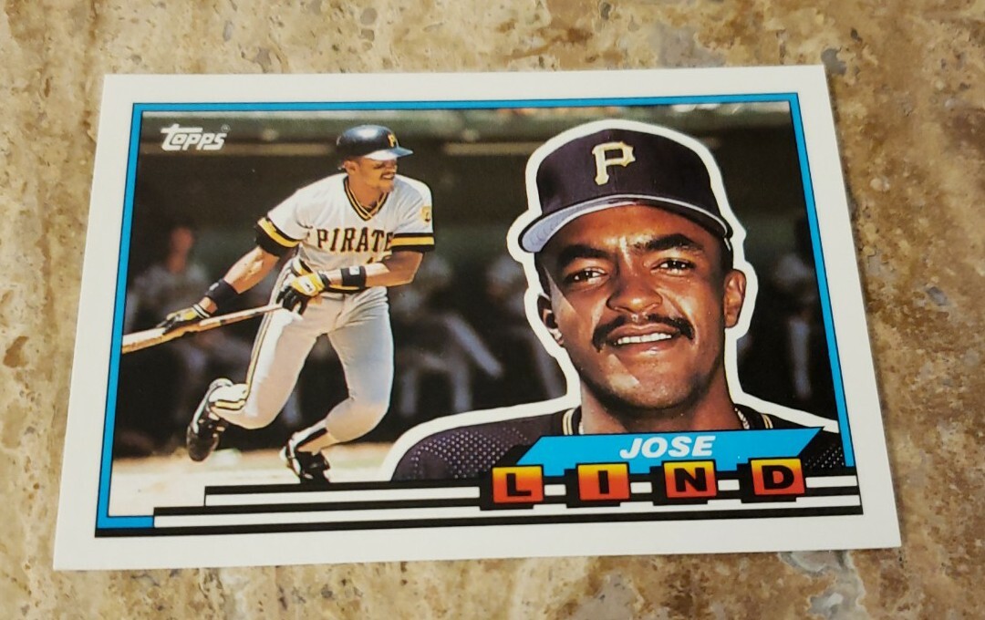1989 topps big baseball card Jose Lind | eBay