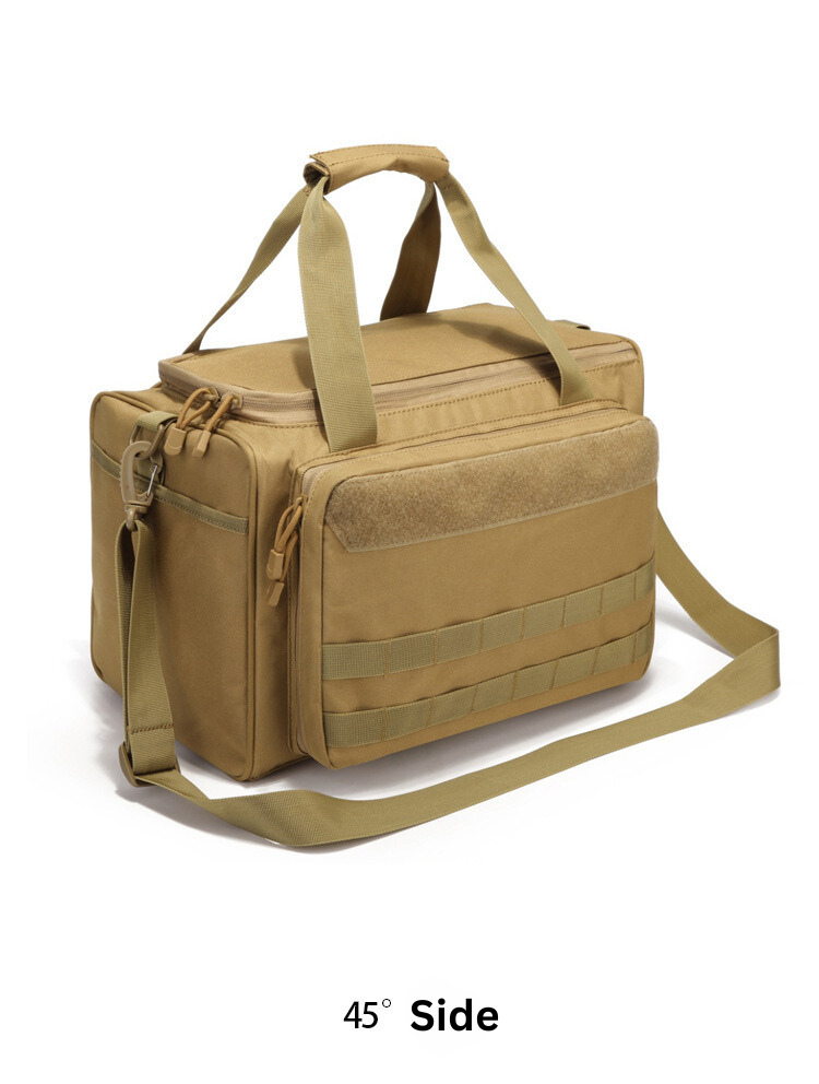 Tactical Gun Range Bag Deluxe Pistol Shooting Range Duffle Bags w/USA ...