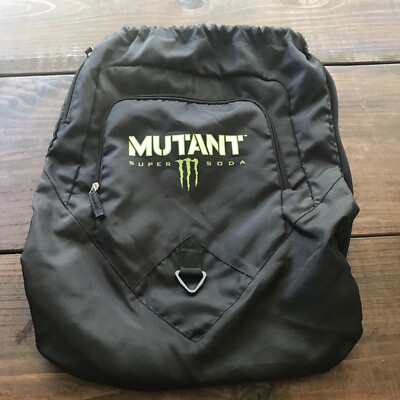 Monster Energy Mutant Super Soda Drink Cinch Drawstring Backpack Bag | eBay