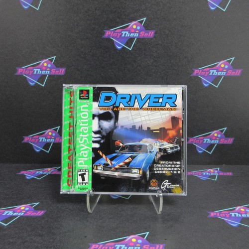 Driver PS1 PlayStation 1 Greatest Hits + Reg Card Complete - 1 Year ...