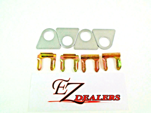 Weld-On Frame Brake Line Mount Tabs with Clips - Pack of 4 Brake Line ...