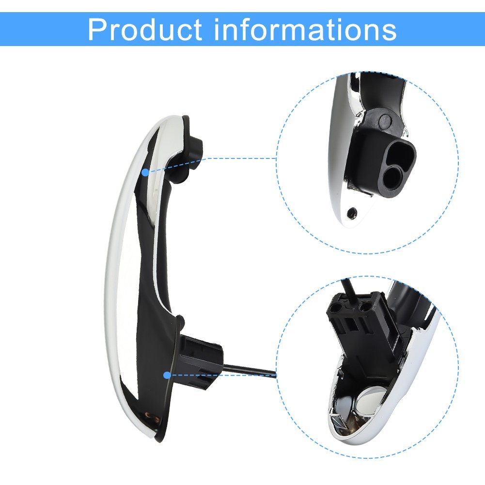 1 Stück Griff Abdeckung ABS Kunststoff Kohlefaser Muster für Mini R50 ...