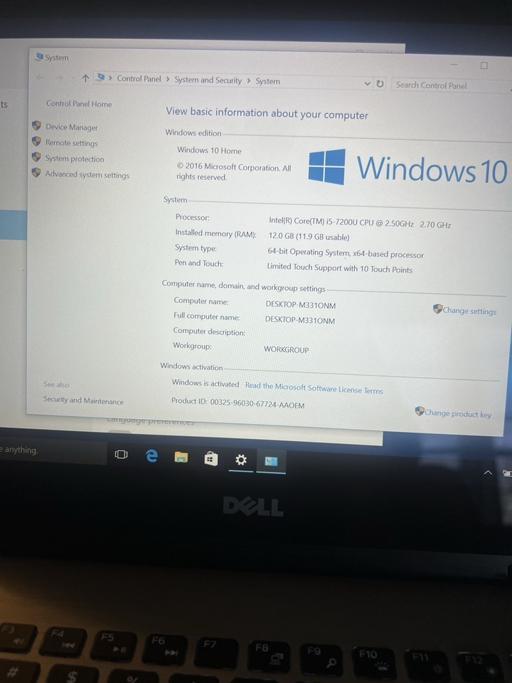 Dell Inspiron 13-7378 Core i5-7200U 2.5GHz 12 GB RAM 256 SSD WIN 10 | eBay