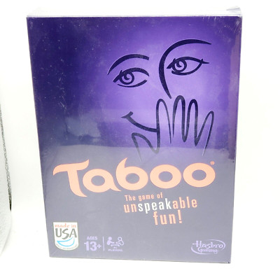 Taboo Hasbro Board Game 2013 New In Sealed Box NIB A4626 Over 600 Words ...