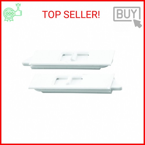 Prime-Line F 2734 Tilt Latch Pair, White Plastic Construction, Spring ...
