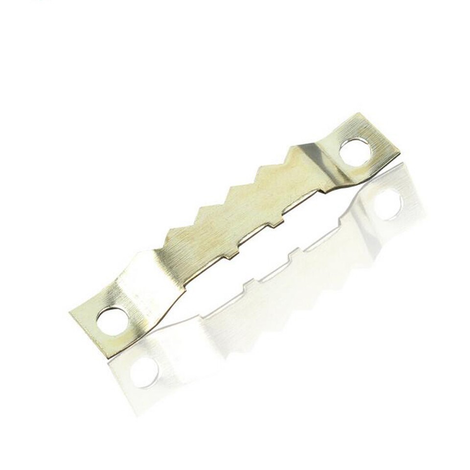 50x Metal Sawtooth Picture Frame Photo Hanging Hanger With Screws | eBay UK