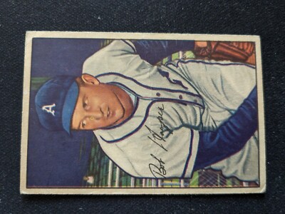 1952 Bowman Baseball Card # 10 Bob Hooper - Philadelphia Athletics (VG ...