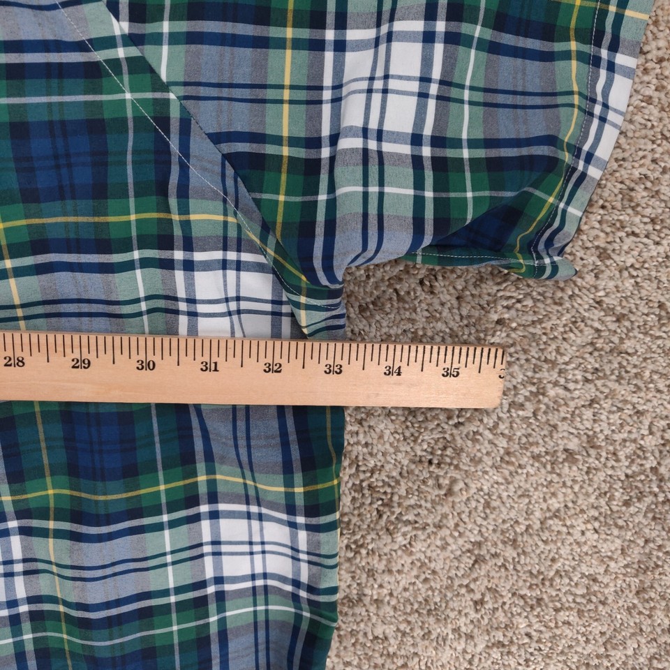 Polo Ralph Lauren Performance Shirt Mens 4XB 4XL Plaid Short Sleeve ...