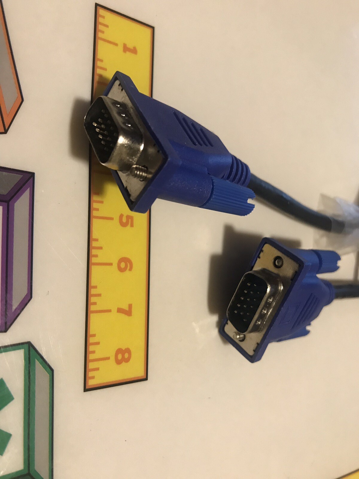 Lot Of 2 - HOTRON VGA CABLE 6ft E246588 AWM STYLE 20276 VW-1 80C 30V ...