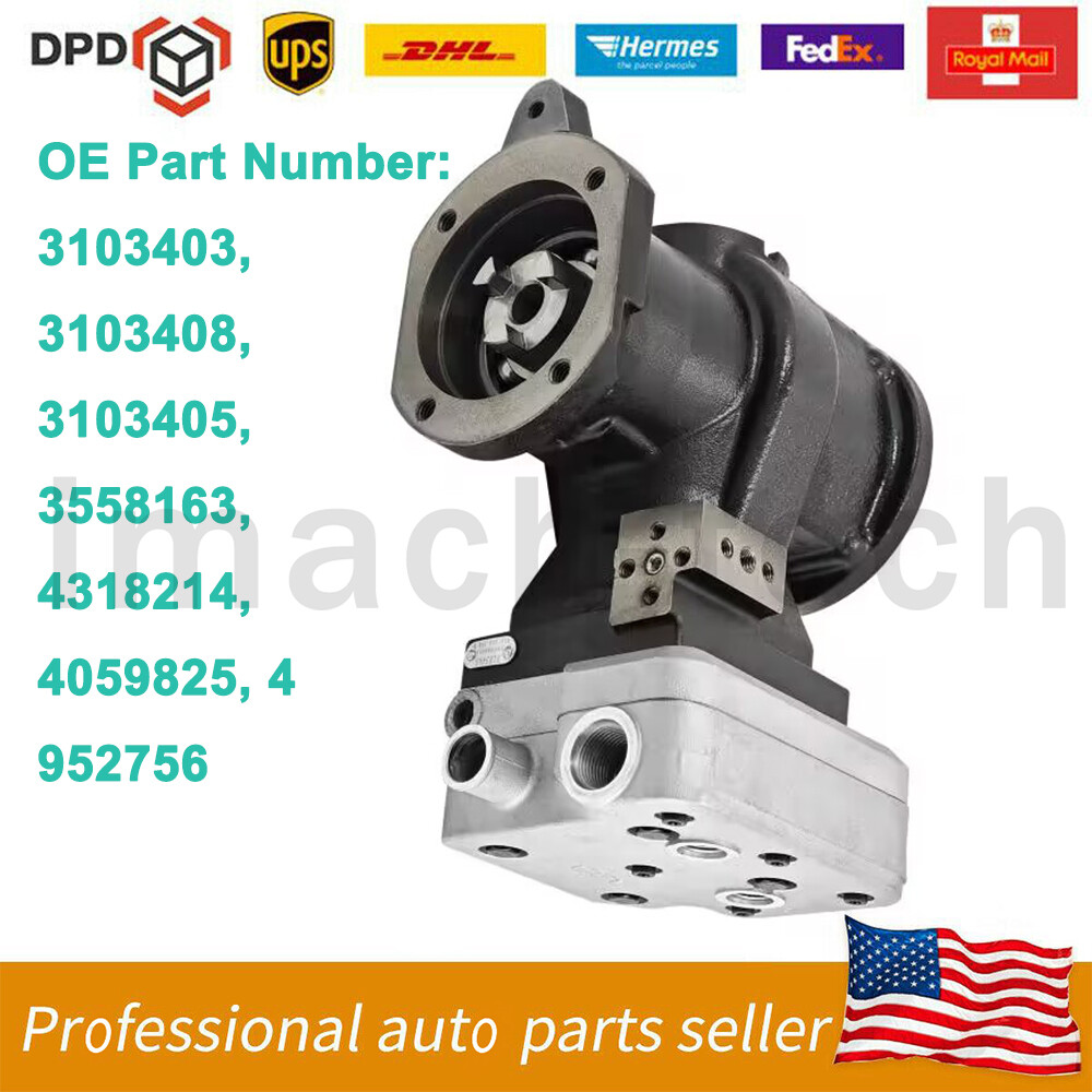 A/C AC Air Compressor For Cummins M11 N14 NB N14 ISM 3103403 3104324 ...