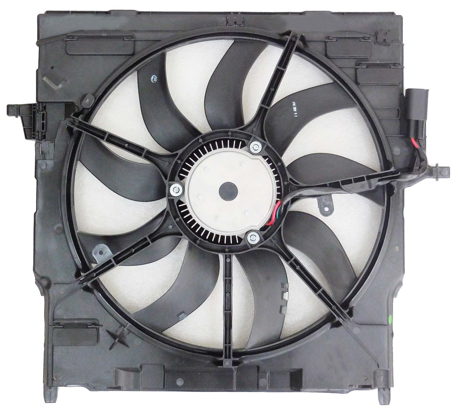 BMW X5 X6 F15 F16 2014-2017 3.0L ENGINE RADIATOR COOLING FAN ASSEMBLY ...