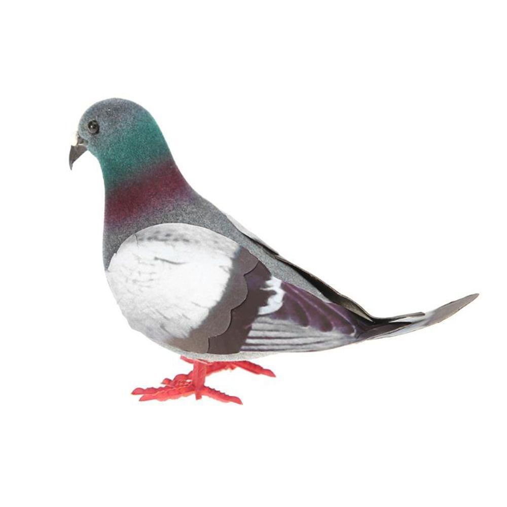 Props Imitation Animal Dove Model Simulation Grey Pigeon Artificial ...