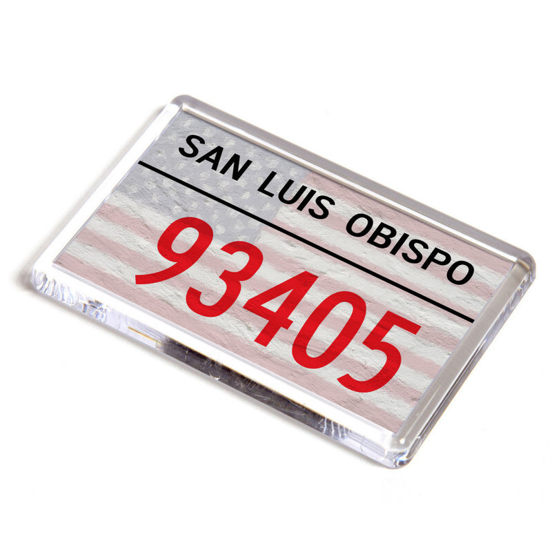 FRIDGE MAGNET - San Luis Obispo, 93405 - US Zip Code | eBay
