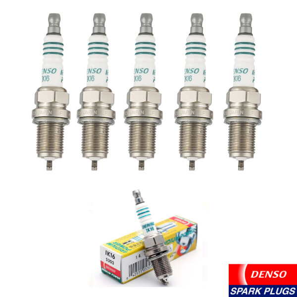 New Set of 5 Genuine DENSO Iridium Power Spark Plugs IK16 / 5303 | eBay
