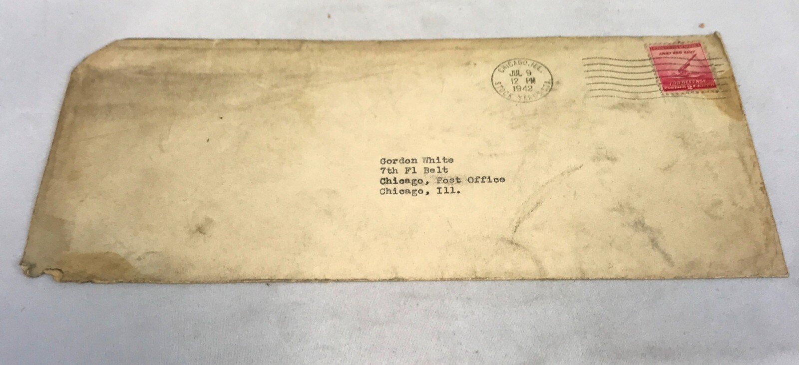 1942 Cover with 2 Cent Army Navy Defense Stamp | eBay