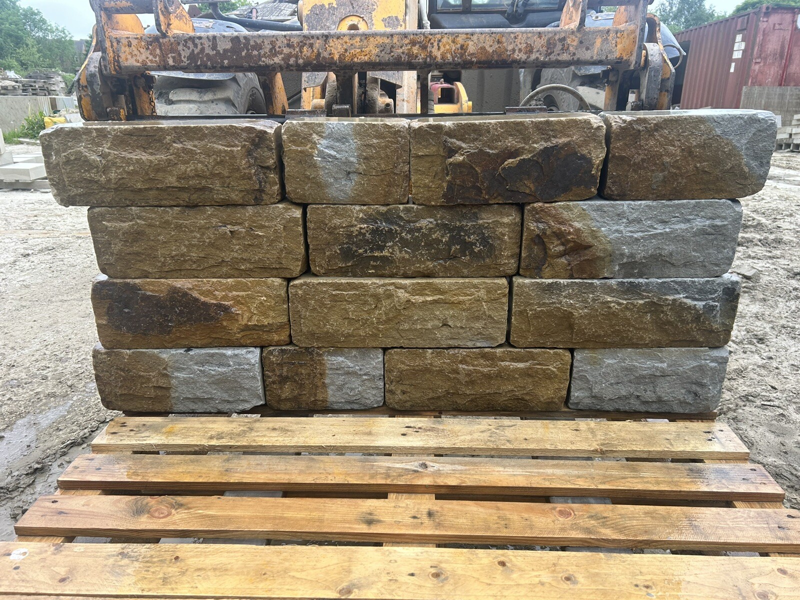 140mm Walling Stone - Natural Yorkshire Stone | eBay