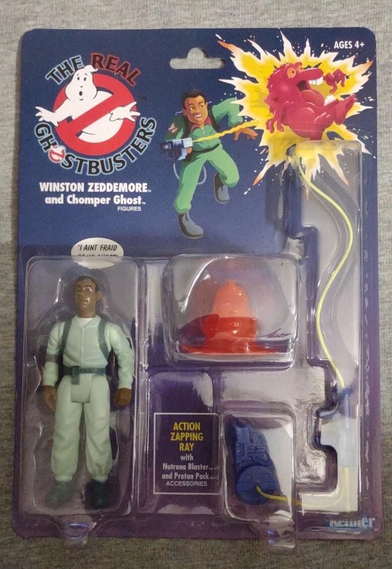 Winston Zeddemore Chomper Ghost Real Ghostbusters Figures - Kenner 2020 ...