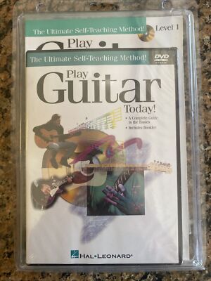 Hal Leonard Play Guitar Today! Level 1 DVD & Book Combo Brand New ...