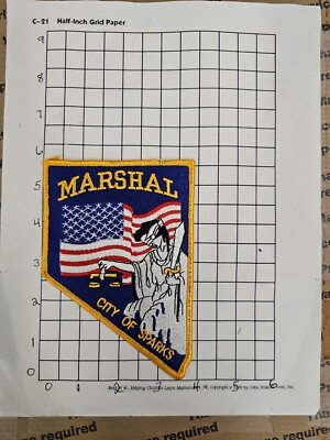 #256 Sprks Nevada Marshall Patch | eBay