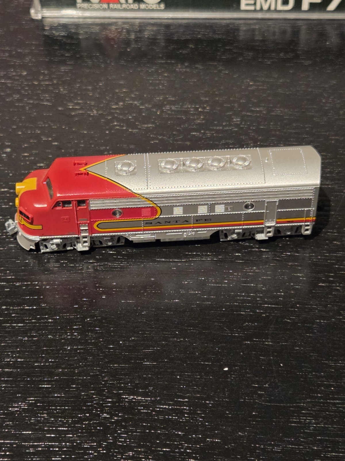 Kato F-7A, N Scale, Santa Fe, #37, TCS DCC Decoder Installed, Lightly ...