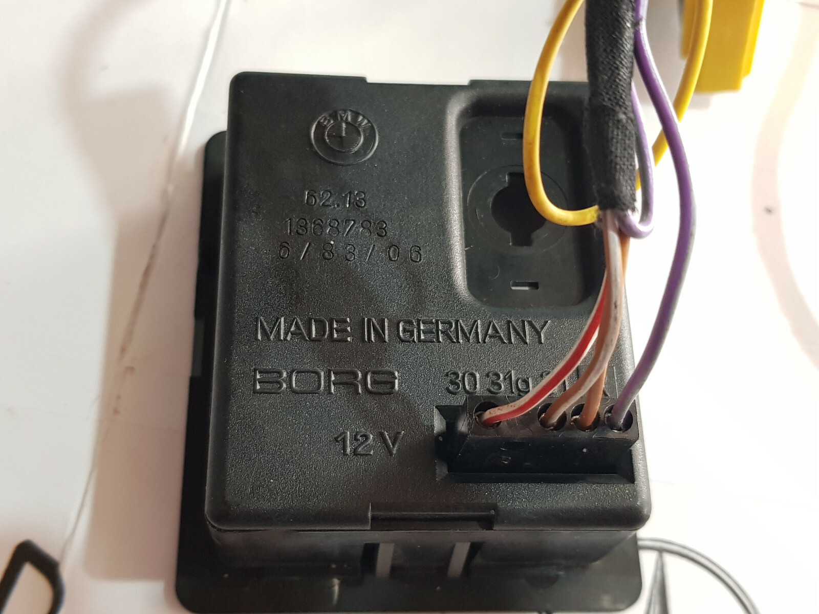 BMW OEM E30 Borg 12v Dashboard Digital Clock Dash Time Display Module ...