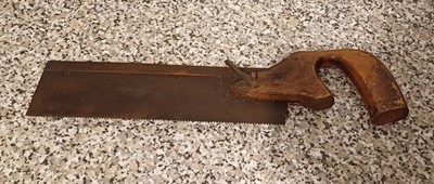 Vintage Rare Steel Tenon Saw old tool Carpentry Woodwork | eBay