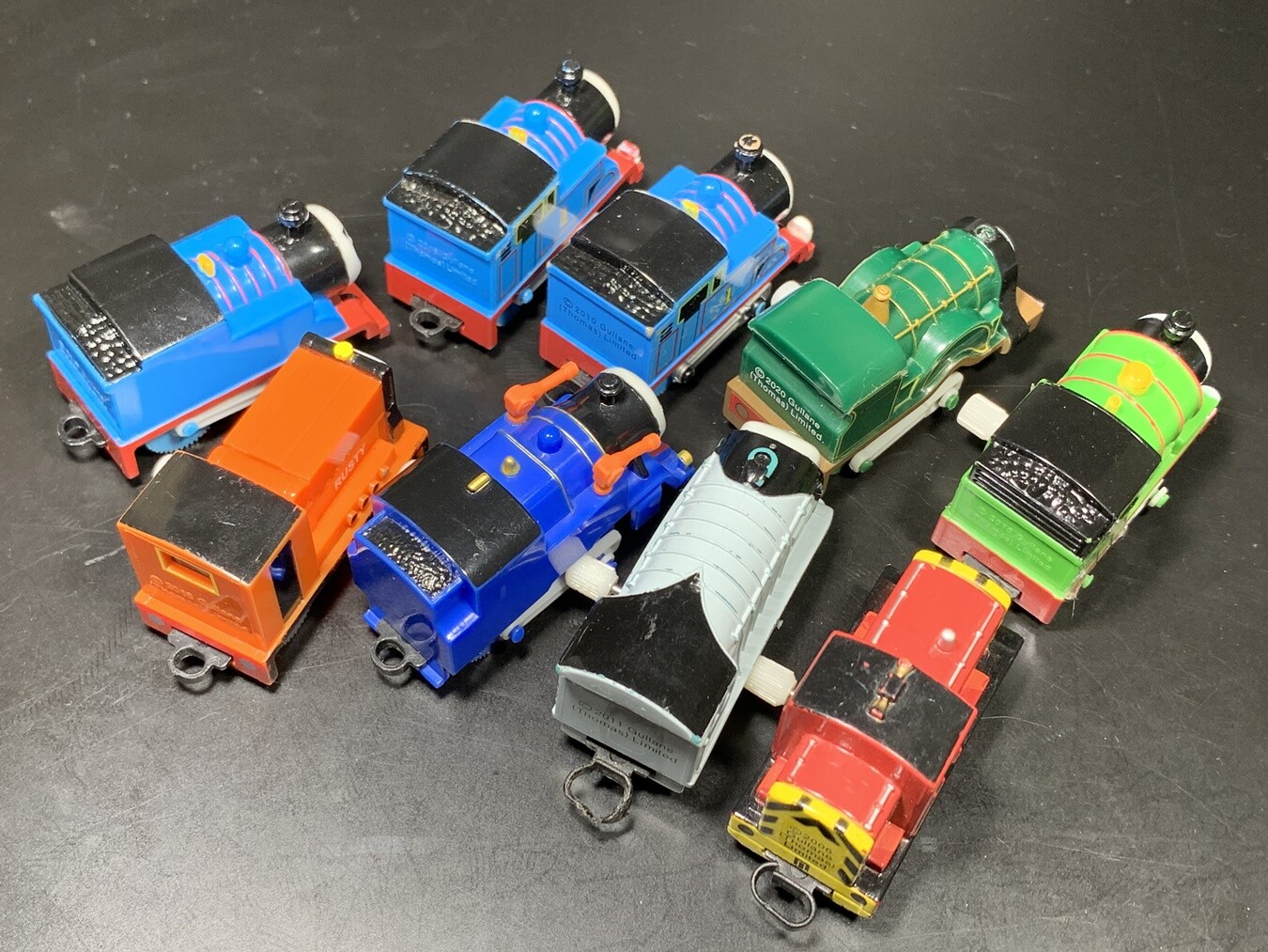 TOMY Capsule Plarail Thomas & Friends Percy Thomas Rusty 9 set Japan ...