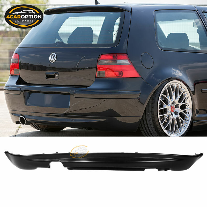 Fits 99-05 Volkswagen Golf MK4 Rear Bumper Lip 25AE Style Unpainted PU ...