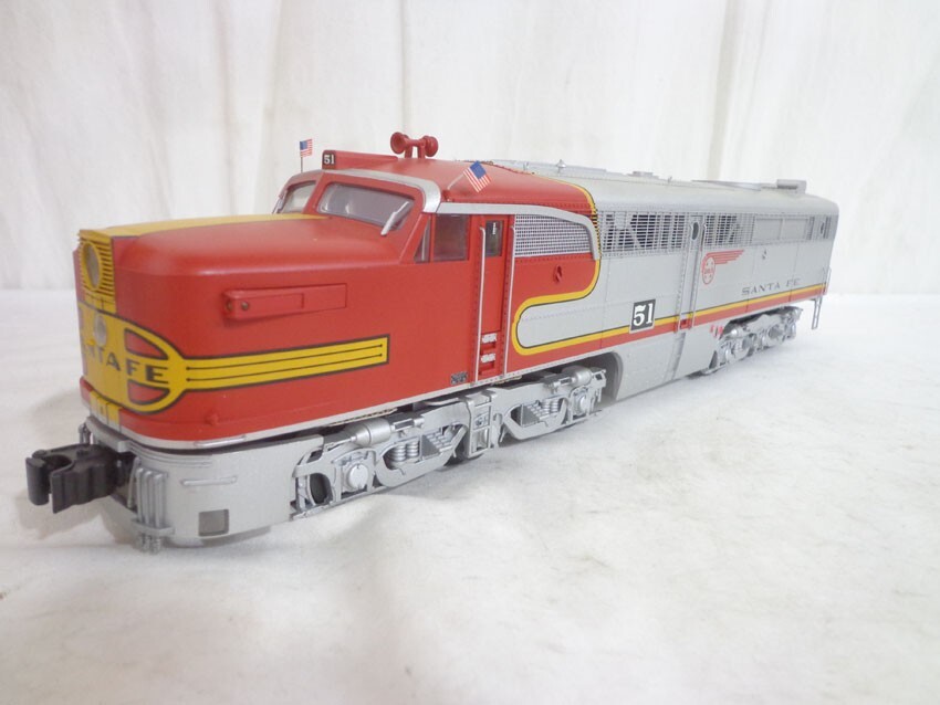 LIONEL 6-14571 TMCC SANTA FE WARBONNET ALCO PA AA DIESEL ENGINE SET ...