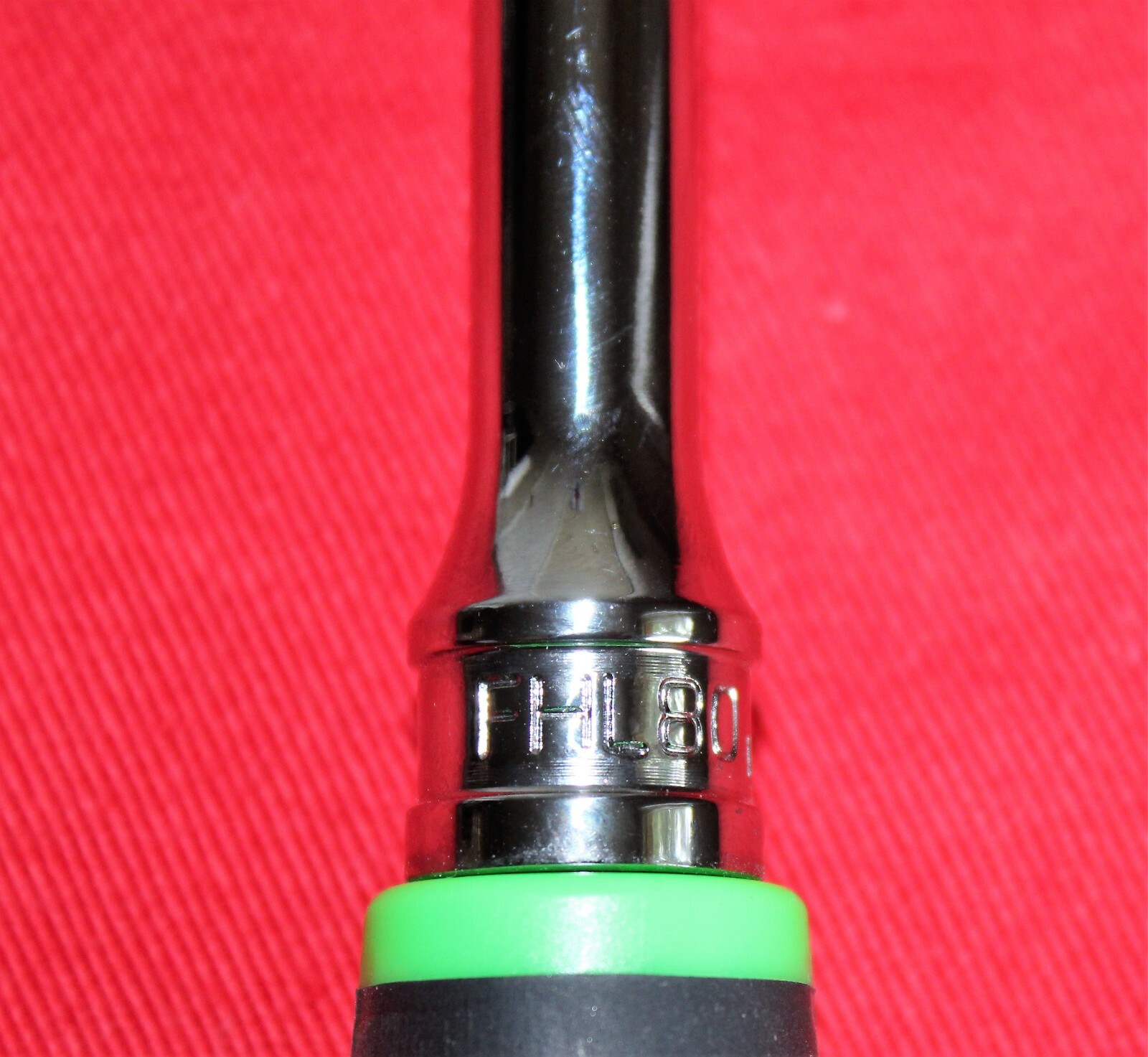 Snap-on 3/8 Drive 80 Tooth Long Handle Soft Grip Ratchet Head FHL80 for ...