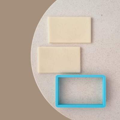 RECTANGLE COOKIE CUTTER 9cm x 5.7cm | eBay Australia