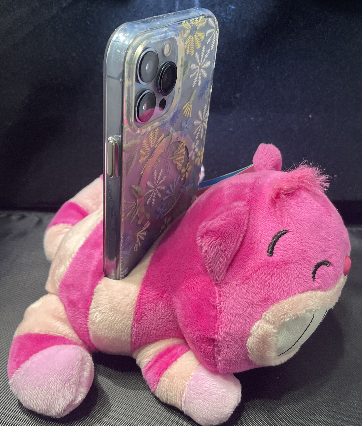 Cheshire cat plush phone stand | eBay