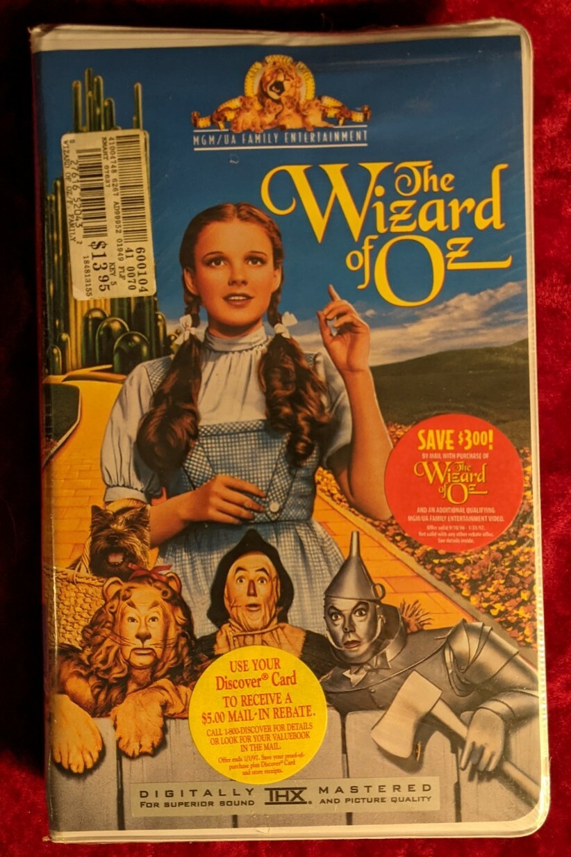 The Wizard Of Oz Vhs 1996