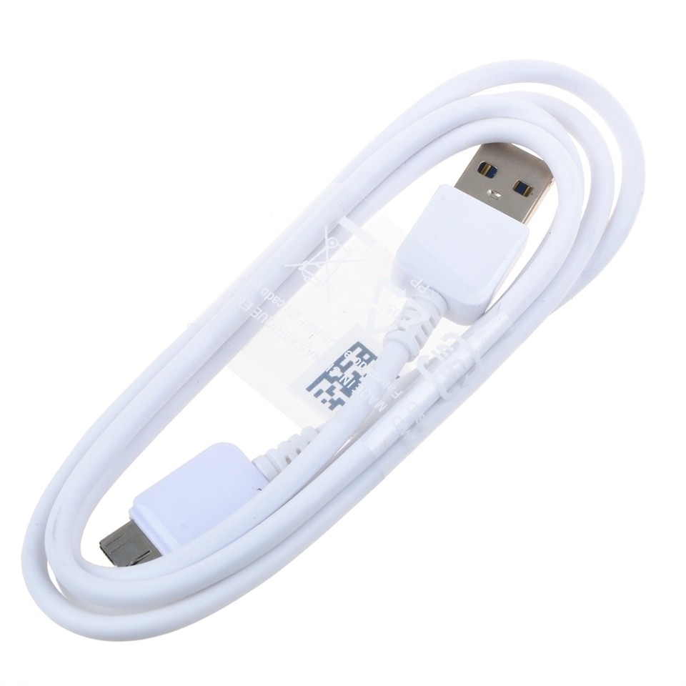 White USB 3.0 Cable for Transcend TS500GSJ25M3 Transcend Storejet 25M3 ...
