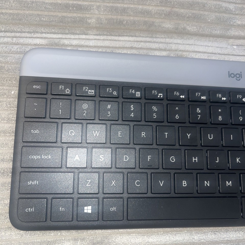 Logitech K470 Wireless Keyboard Slim Full Size PC Windows MKeyboard | eBay