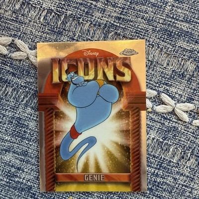 Genie 2025 Disney Icons Topps Chrome Icons Insert Card-#DI-30 Aladdin ...