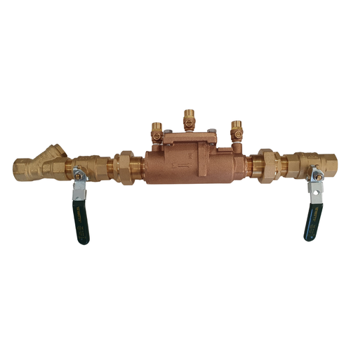 Watts 007-025-ULBS 25mm 1" DCV Backflow Preventer Kits+Unions, Regular ...