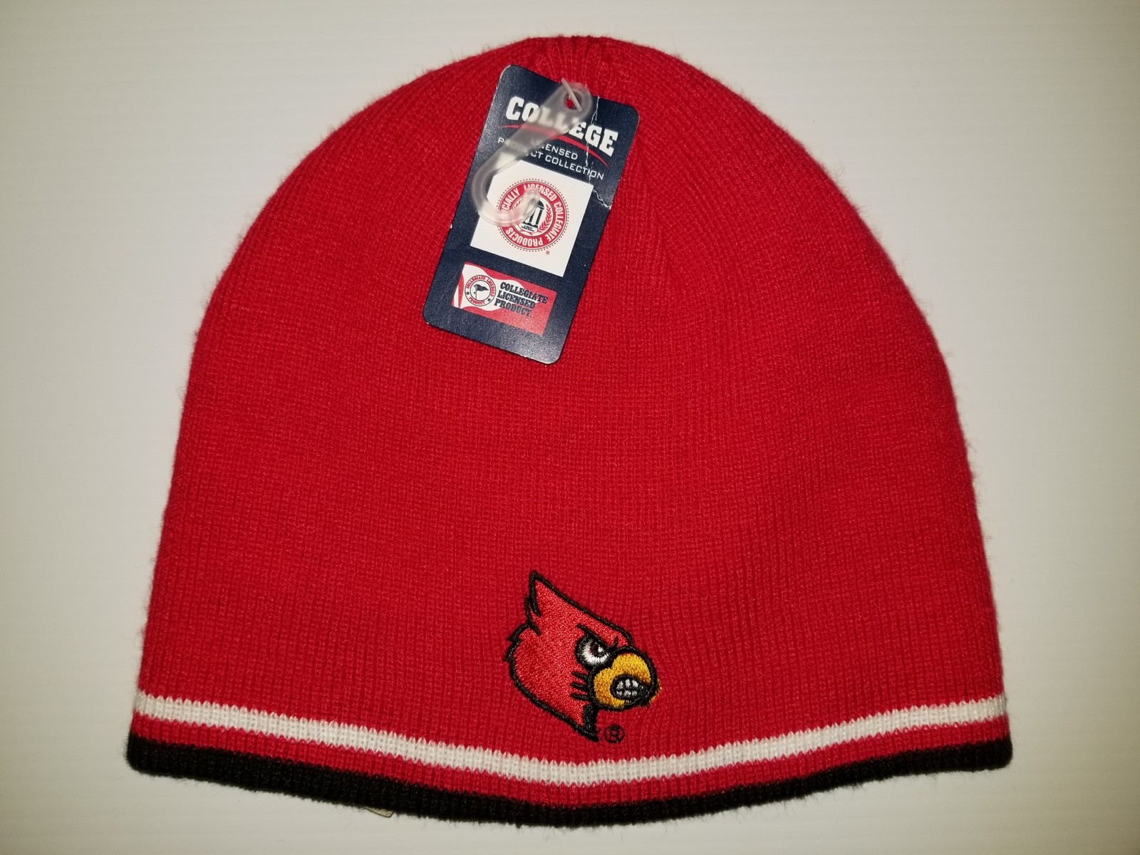 Red Louisville Cardinals embroidered cuffles knit beanie | eBay