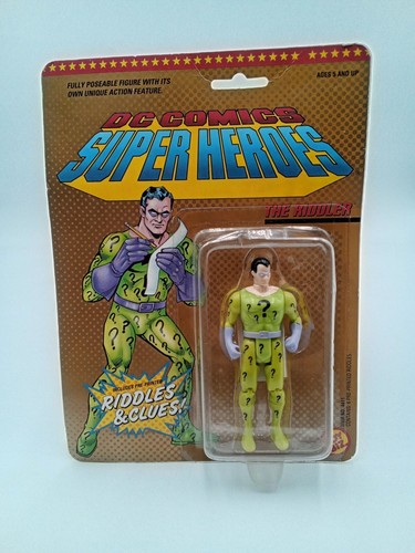 Vintage DC Super Heroes Toybiz The Riddler 3.75" Action Figure (Sealed ...