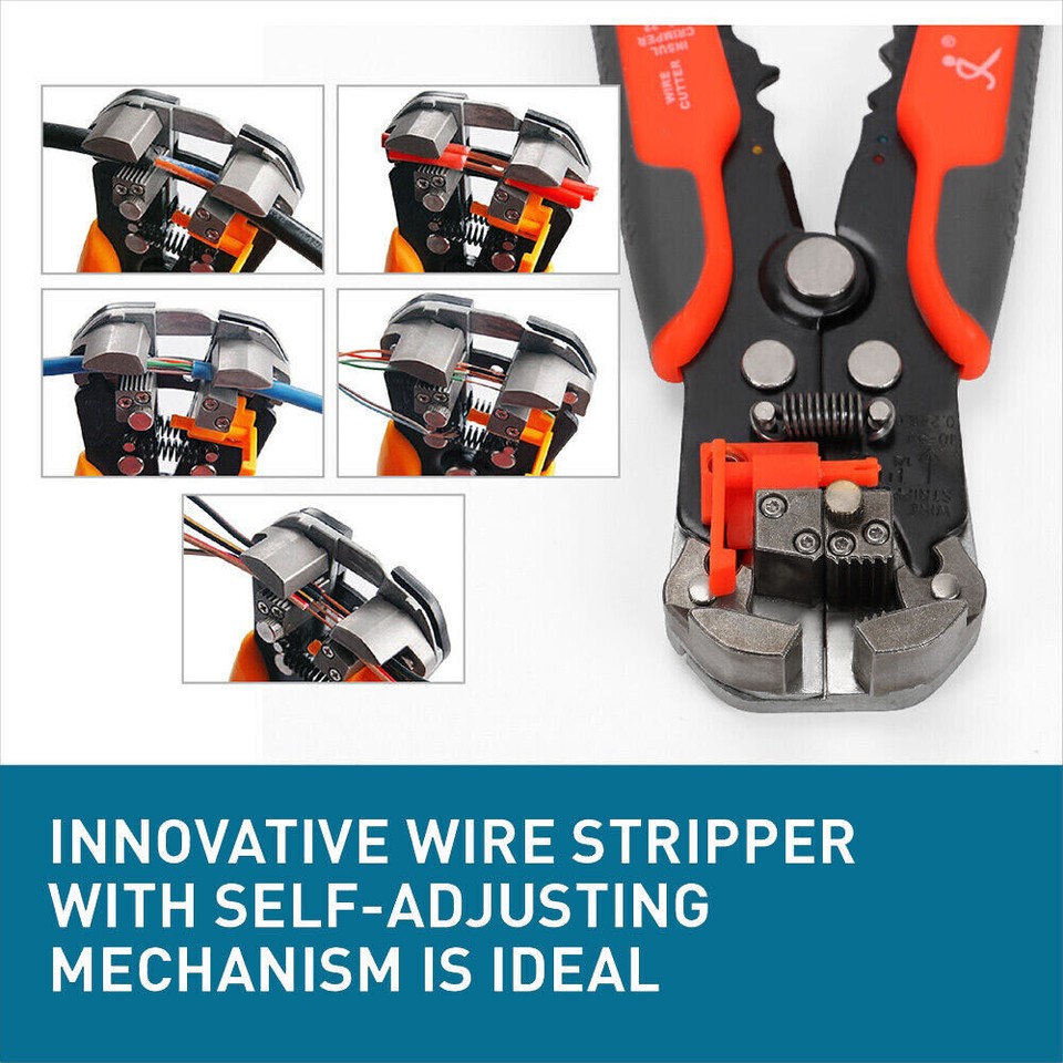 Automatic Professional Wire Striper Crimper Pliers Cutter Stripper ...