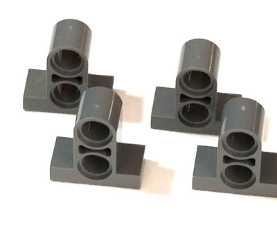 LEGO 1x2 Tile with Perpendicular Beam 2 Dark Bluish Gray Part 32530 LOT ...