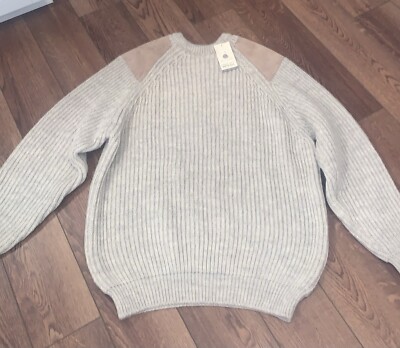 Woolmark: 100% English Wool Sweater: UK Made: Size L w/ Shoulder ...