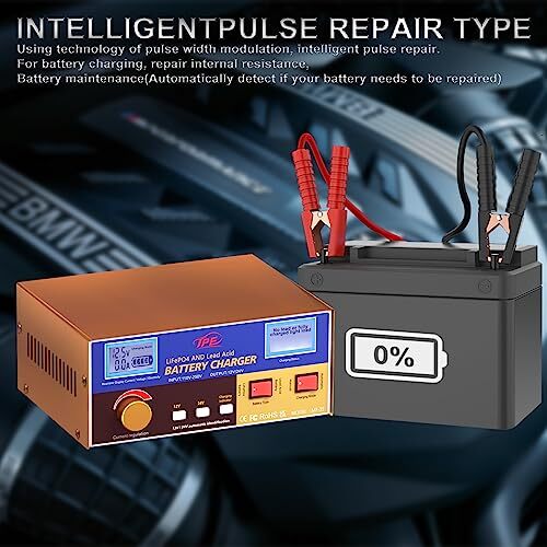 12v 18a Lithium Battery Charger Voltage Recognition Led Display 6way ...