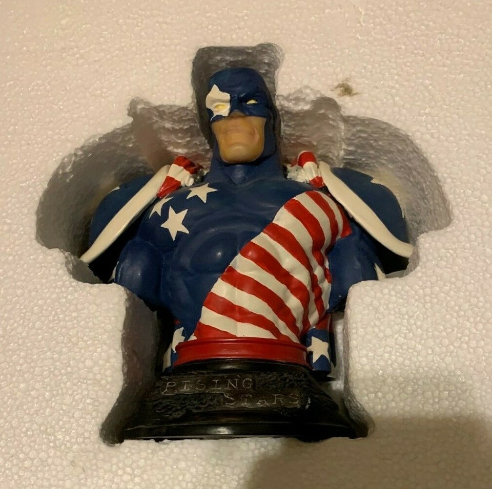 Patriot Captain America Rising Stars Resin Bust Figure #/1000 in Box ...