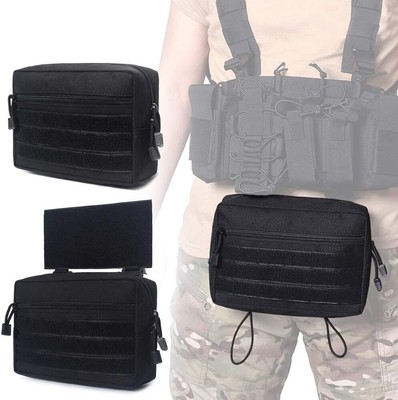 Tactical Molle Drop Pouch Accessory bag Chest Rig Abdominal Carrying ...