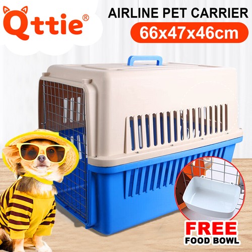 Pet Carrier Portable Tote Crate Case Kennel Airline Approved Travel Cat ...